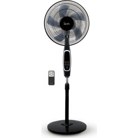Izzy IZ-9042 Ανεμιστήρας Δαπέδου Ορθοστάτης 40cm 70W με Τηλεχειριστήριο ...