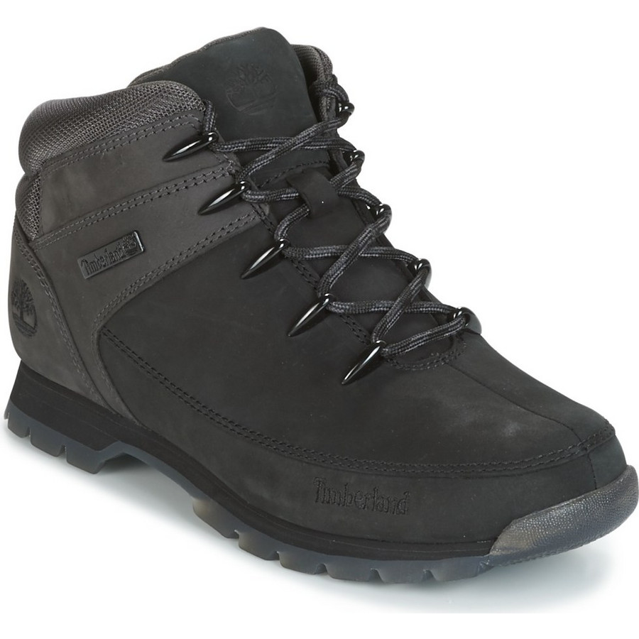 Timberland Euro Sprint Hiker Ανδρικά Μποτάκια Δερμάτινα Μαύρα ...