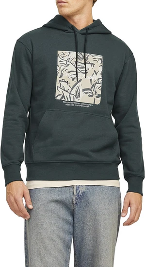 Jack & Jones Ανδρικό Φούτερ με Κουκούλα & Τσέπες Κυπαρισσί 12266801 ...