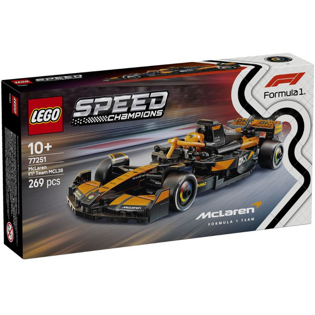 Lego Speed Champions McLaren F1 Team MCL38 Race Car για 10+ Ετών 77251 ...