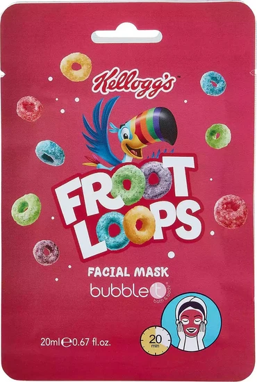 Bubble T Kellogg's Froot Loops Sheet Μάσκα Προσώπου για Ενυδάτωση ...
