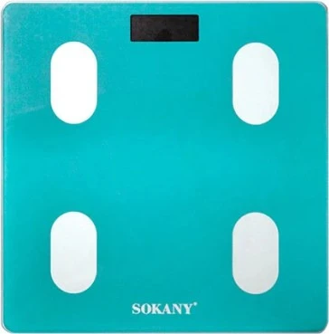 Sokany Smart Ζυγαριά με Bluetooth SK-19036 Turquoise | BestPrice.gr