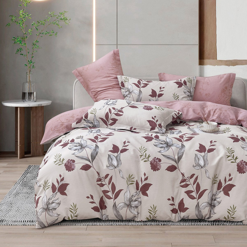 Beauty Home Σετ Σεντόνια Υπέρδιπλα Βαμβακοσατέν με Λάστιχο 165x200+30 ...