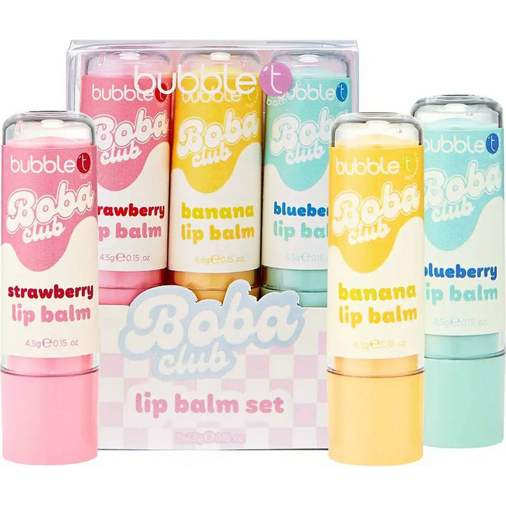Bubble T Boba Tea Lip Balm με Χρώμα 3x4.5gr | BestPrice.gr