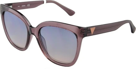 Guess GU7612 83Z Γυναικεία Γυαλιά Ηλίου Τετράγωνα Κοκάλινα Μωβ με Μώβ ...