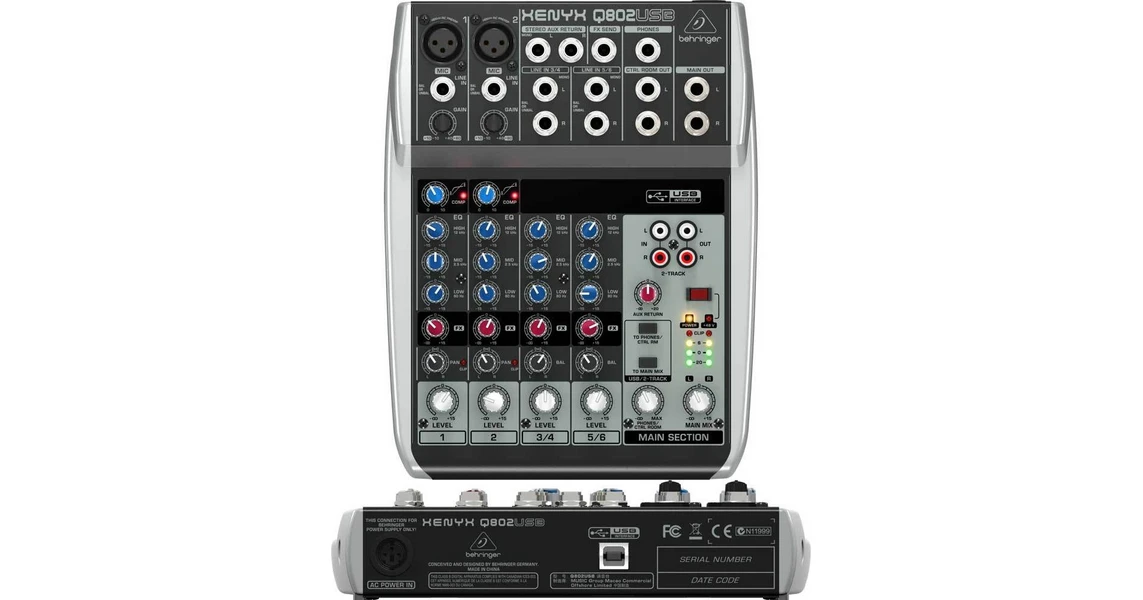 Behringer Xenyx Q802 USB | BestPrice.gr