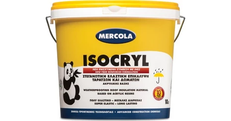 Mercola Isocryl Ακρυλικό Ελαστομερές Λευκό 10lt | BestPrice.gr