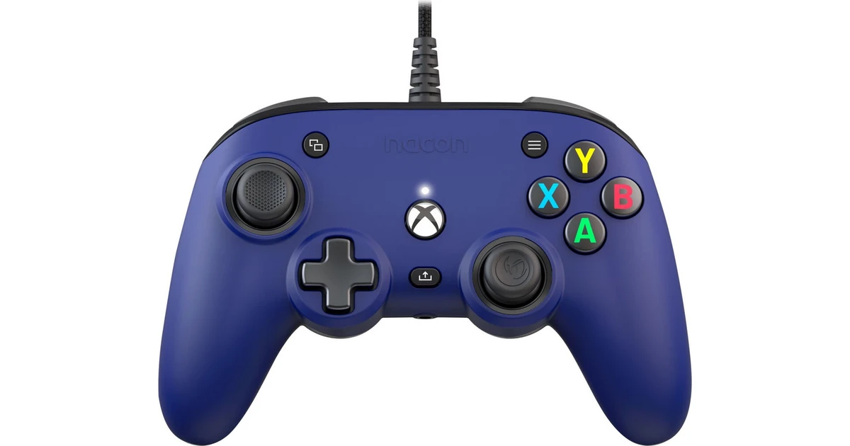 Nacon Pro Compact Wired Controller PC Xbox X & Xbox One Blue | BestPrice.gr