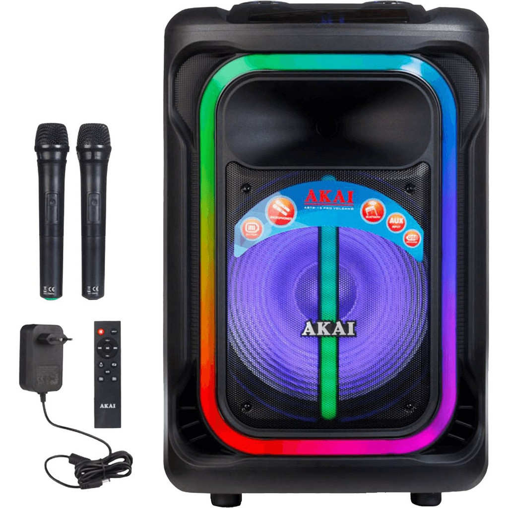 Akai ABTS-15 Pro Volcano Σύστημα Καραόκε με Ασύρματο Μικρόφωνο ...