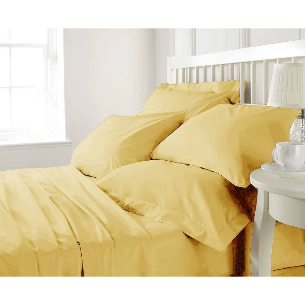 Anna Riska Σεντόνι Υπέρδιπλο Βαμβακερό 240x270 Prestige 11 Yellow ...
