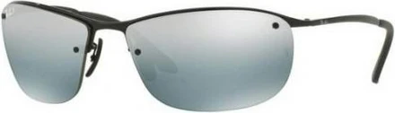 Ray-Ban RB3542 002/5L Ανδρικά Γυαλιά Ηλίου Οβάλ Μεταλλικά Μαύρα με Γκρι ...