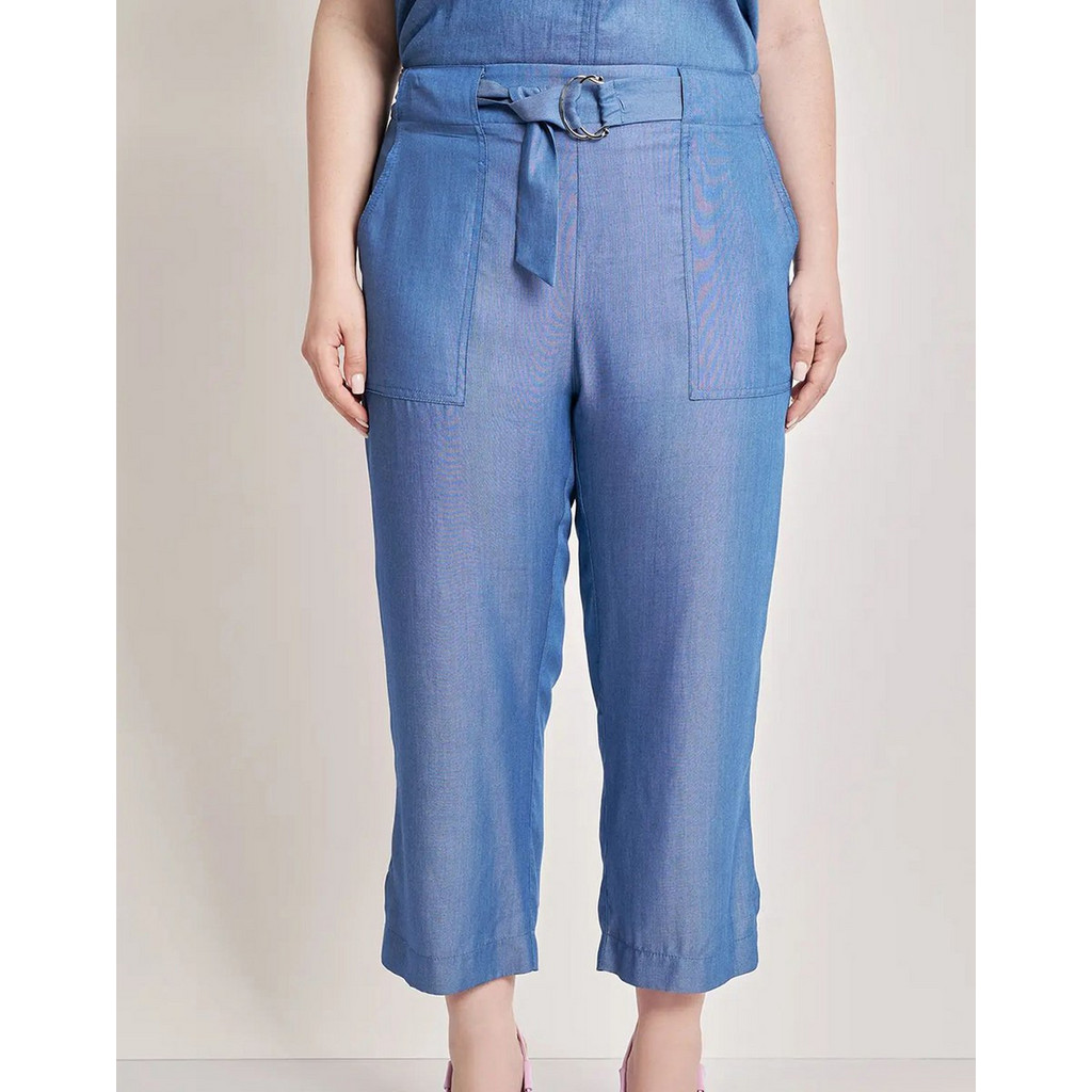 Parabita Ψηλόμεσο Γυναικείο Τζιν Παντελόνι Relaxed Εφαρμογή Μπλε ...