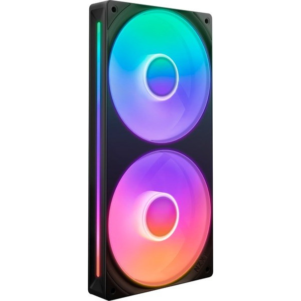 NZXT F240 RGB Core Black Case Fan 120mm ARGB με Σύνδεση 3-Pin 4-Pin PWM ...