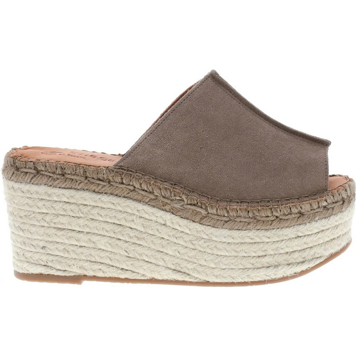 Macarena Καλοκαιρινές Γυναικείες Πλατφόρμες Ψηλές YOKO2-TAUPE ...