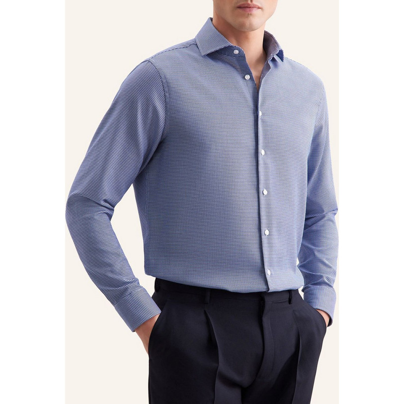 Seidensticker Ανδρικό Πουκάμισο Βαμβακερό Μακρυμάνικο Κανονική Γραμμή ...