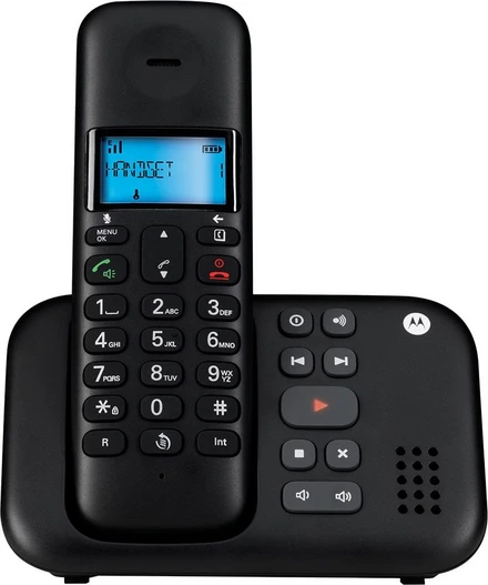 Motorola T311 Ασύρματο Τηλέφωνο με Ανοιχτή Ακρόαση Μαύρο | BestPrice.gr