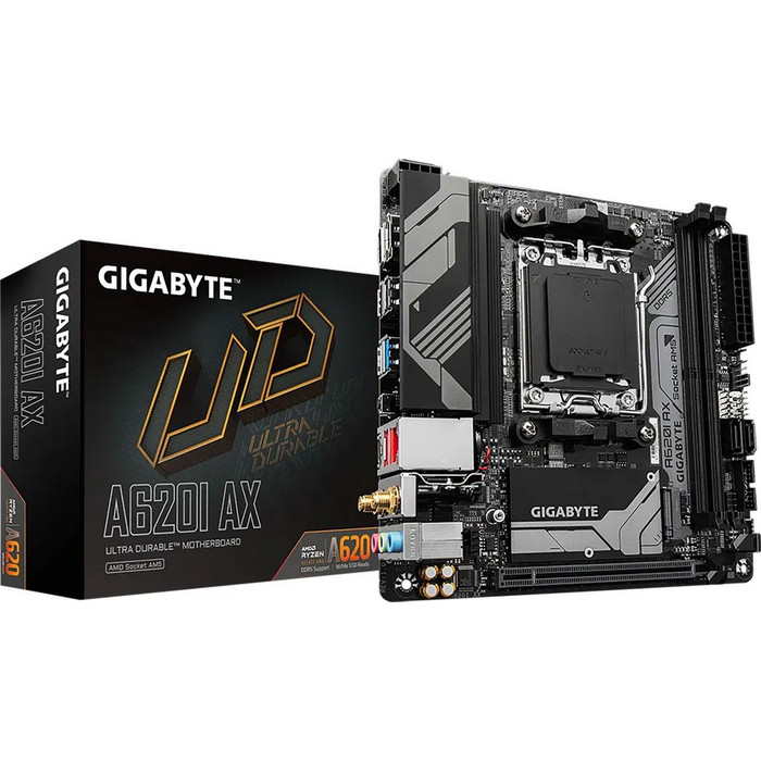 Gigabyte A620I AX Motherboard Mini ITX με AMD AM5 Socket | BestPrice.gr