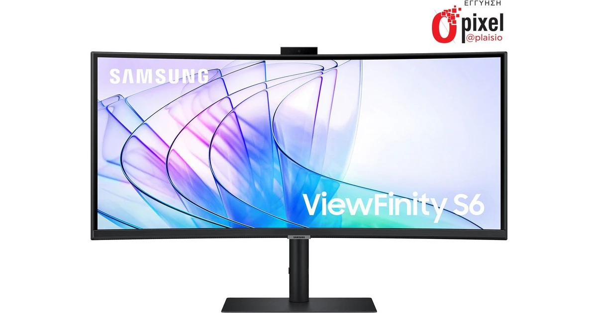 Samsung Viewfinity S6 LS34C652VAU Ultrawide VA HDR Curved Smart Monitor ...