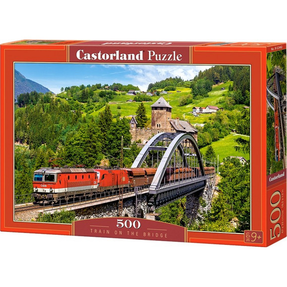 Puzzle Castorland Train On The Bridge 500 Κομμάτια | BestPrice.gr