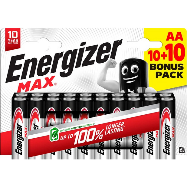 Energizer Max AA 20τμχ | BestPrice.gr