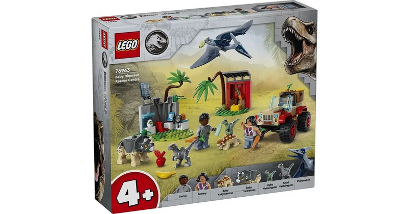 Lego Jurassic World Baby Dinosaur Rescue Center για 4+ Ετών 76963 ...