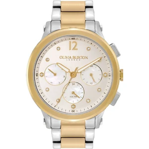 Olivia Burton Γυναικείο Ρολόι με Ασημί Μεταλλικό Μπρασελέ 24000065 ...