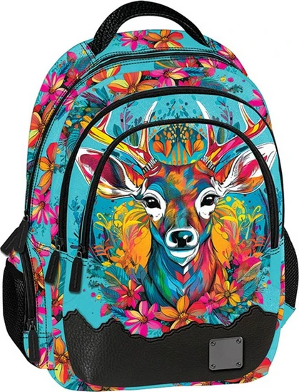 Graffiti Xscape Deer Σχολική Τσάντα Πλάτης Δημοτικού Γαλάζια 249212 ...
