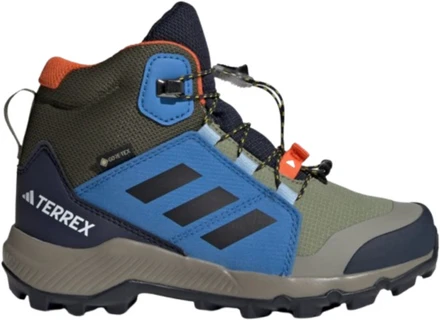 Adidas Terrex Mid Gore-Tex Hiking Παιδικά Μποτάκια Χιονιού Χακί Γαλάζια ...