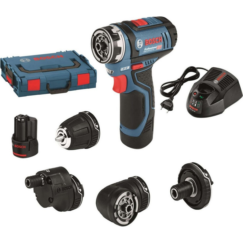 Bosch GSR 12V-15 06019F6006 Παλμικό Κατσαβίδι Μπαταρίας 12V Solo 2x2Ah ...