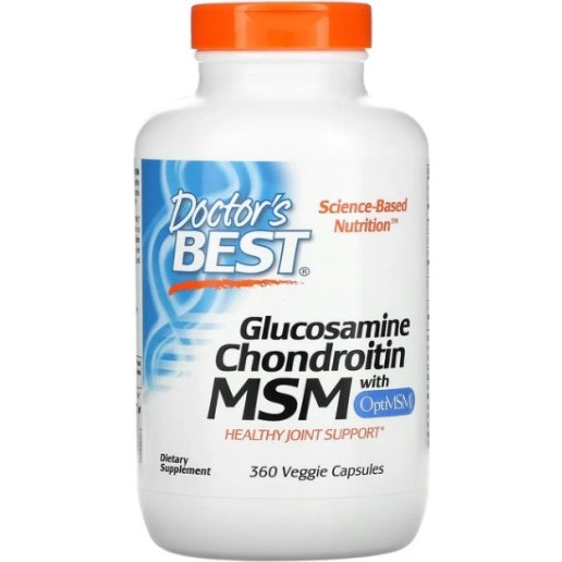 Doctor's Best Glucosamine Chondroitin MSM 360 Κάψουλες | BestPrice.gr