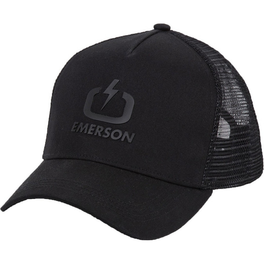 Emerson Ανδρικό Καπέλο Jockey με Δίχτυ Snapback Υφασμάτινο Μαύρο 231 ...