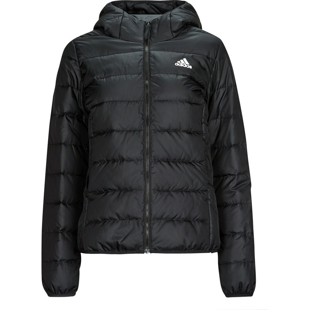 Adidas Essentials Γυναικείο Μπουφάν Χειμωνιάτικο Puffer Κοντό Μαύρο HZ5724 | BestPrice.gr