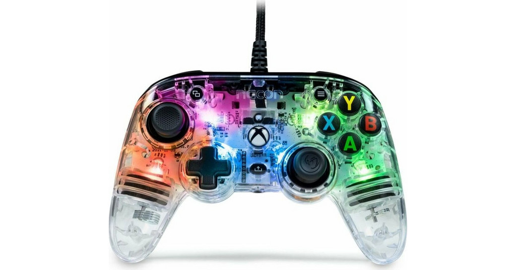 Nacon Pro Compact Colorlight Wired Controller PC Xbox X & Xbox One ...