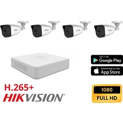Hikvision DS-7104HUHI-K1 + DS-2CE7U1T-IT3ZF 4 Cameras | BestPrice.gr