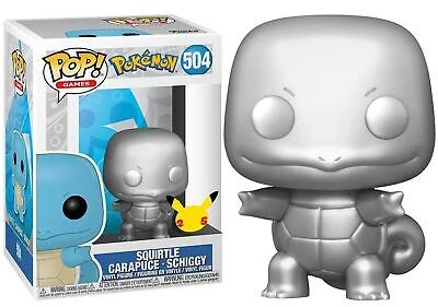 Funko Pop! Games Pokemon 504 Squirtle Carapuce - Schiggy Exclusive ...