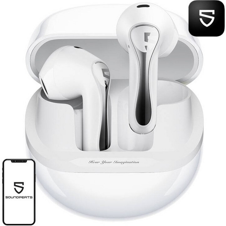 SoundPeats Air5 Ακουστικά Bluetooth Earbud Ανθεκτικά στο Νερό White ...