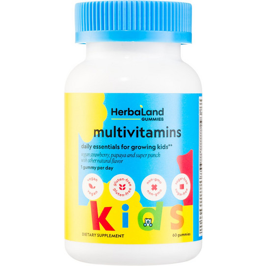 HerbaLand Kids Multivitamins 60 Ζελεδάκια | BestPrice.gr