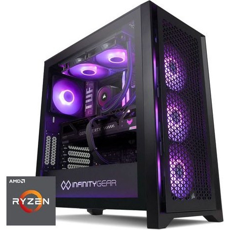 Infinity Gear Model R8 Plus Rev.B1 (Ryzen 7-9800X3D/32GB/1TB SSD/Nvidia ...