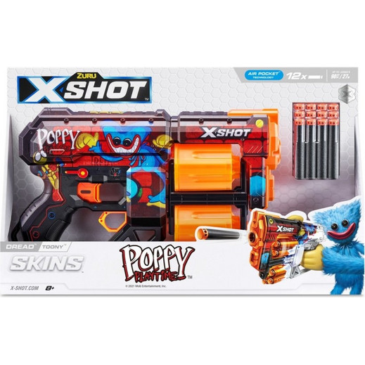 Zuru X-Shot Skins Dread Poppy Playtime Toony Σετ Παιδικό Όπλο με ...