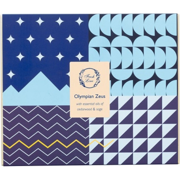 Fresh Line Olympian Zeus Shower Wash 250ml + Hair Wash 200ml + Body ...