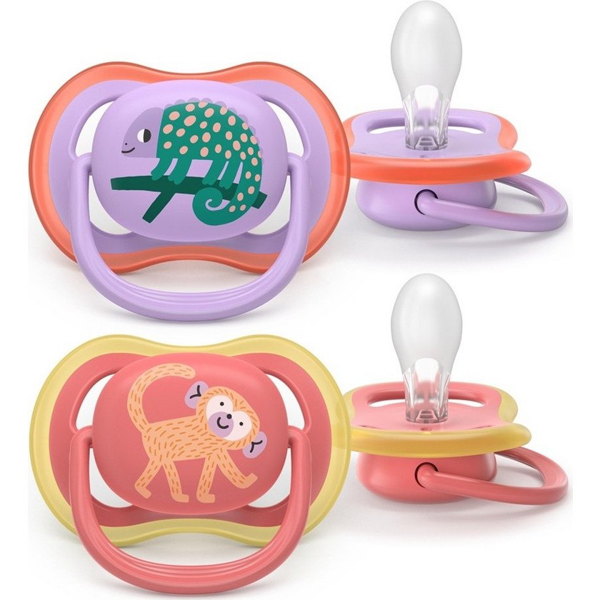 Philips Avent Ultra Air Ανατομικές Ορθοδοντικές Πιπίλες Σιλικόνης 18m ...