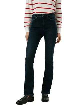 Pepe Jeans Ψηλόμεσο Γυναικείο Τζιν Παντελόνι Κανονική Εφαρμογή Καμπάνα ...