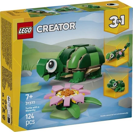 Lego Creator Turtle with A Water Lily Flower για 7+ Ετών 31377 ...