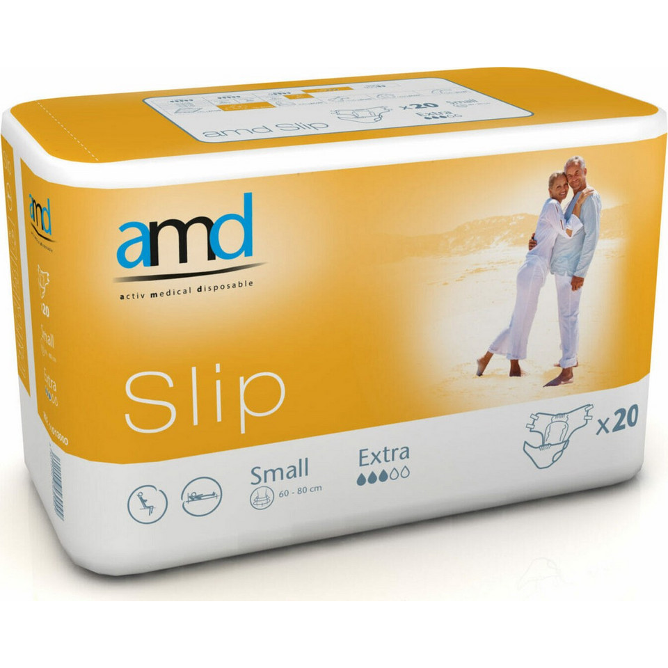 AMD Slip Extra Small Πάνες Ακράτειας 3 Σταγόνες 20τμχ | BestPrice.gr