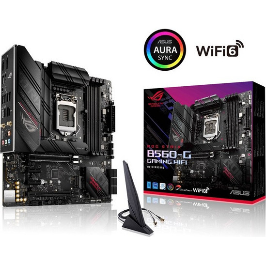 Asus ROG Strix B560-G Gaming WiFi Motherboard Micro ATX με Intel 1200 ...