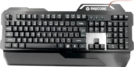 Ravcore Hybrid Μηχανικό Gaming Πληκτρολόγιο με Hybrid Διακόπτες RGB ...