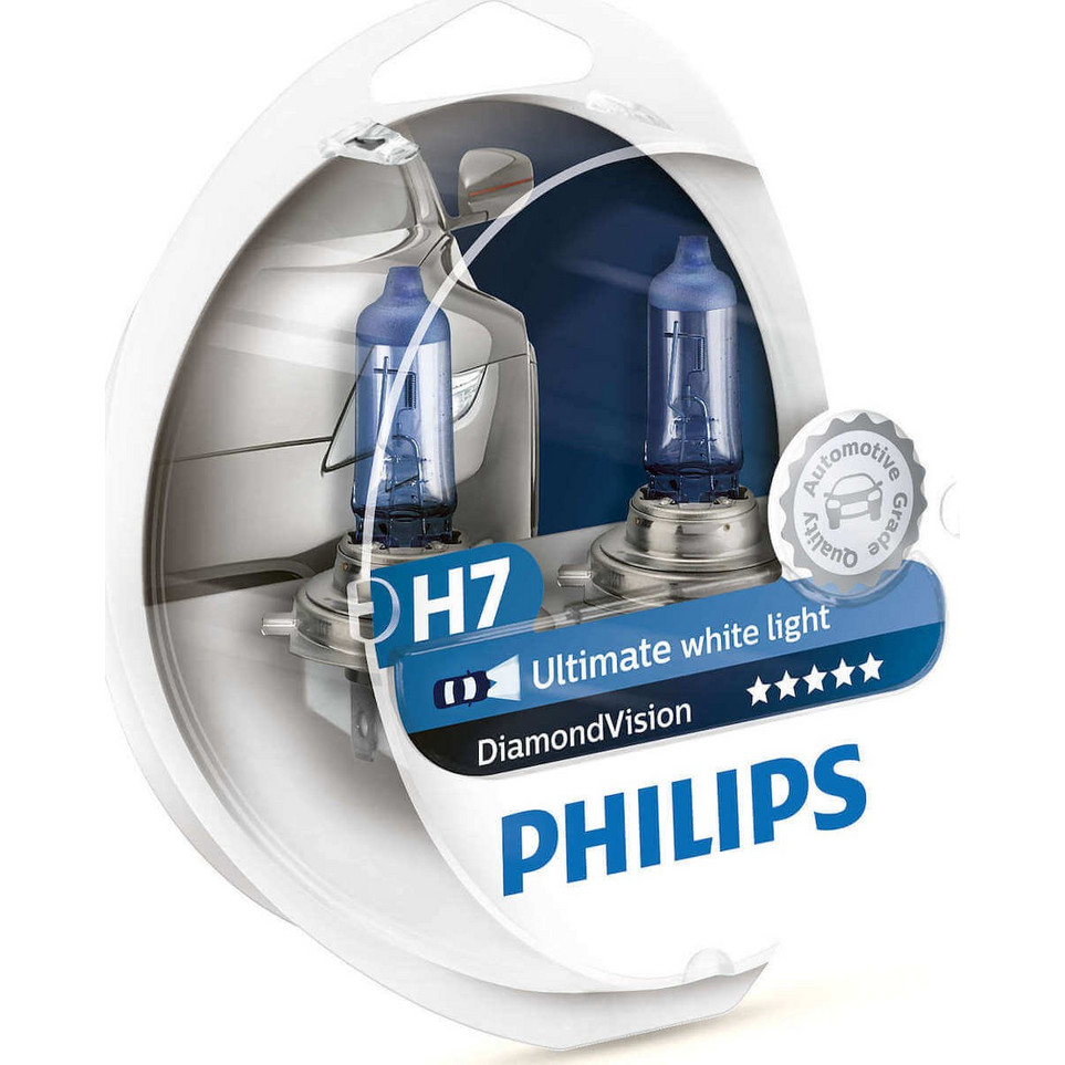 Philips H7 Diamond Vision Αλογόνου 12V 55W 2τμχ | BestPrice.gr