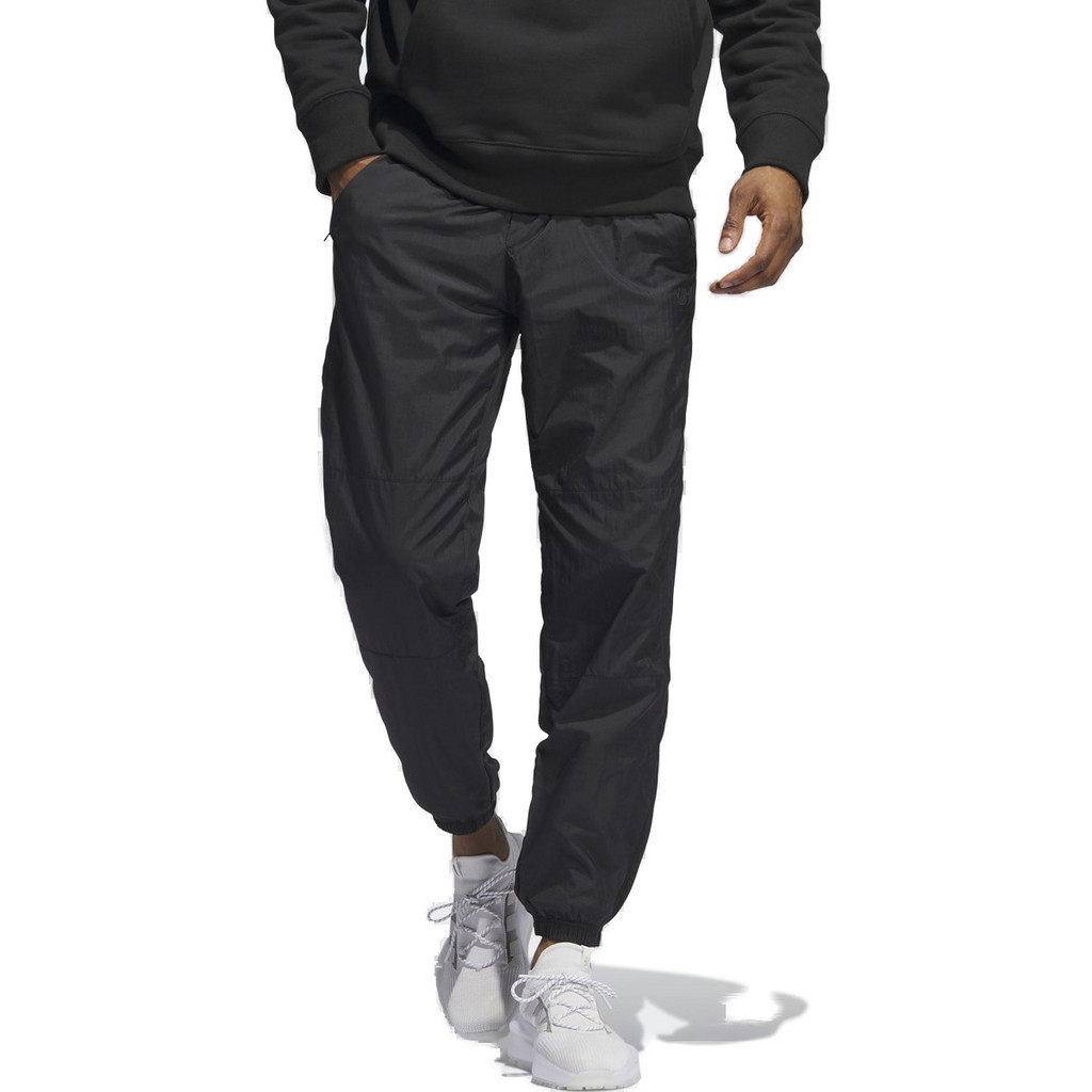 Adidas Premium Essentials Crinkle Nylon Ανδρικό Παντελόνι Φόρμας με Λάστιχο Μαύρο HR8674 ...