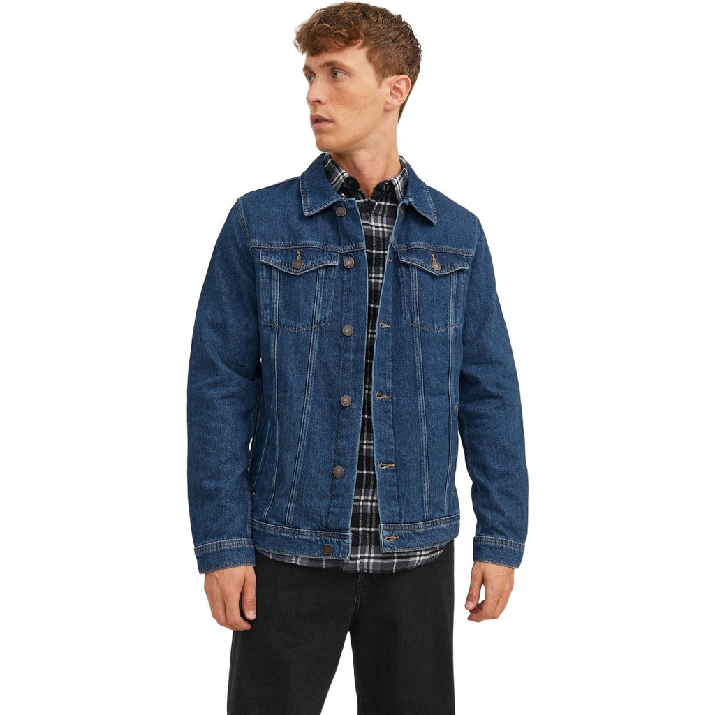 Jack & Jones Ανδρικό Μπουφάν Τζιν Μπλε 12237196 | BestPrice.gr