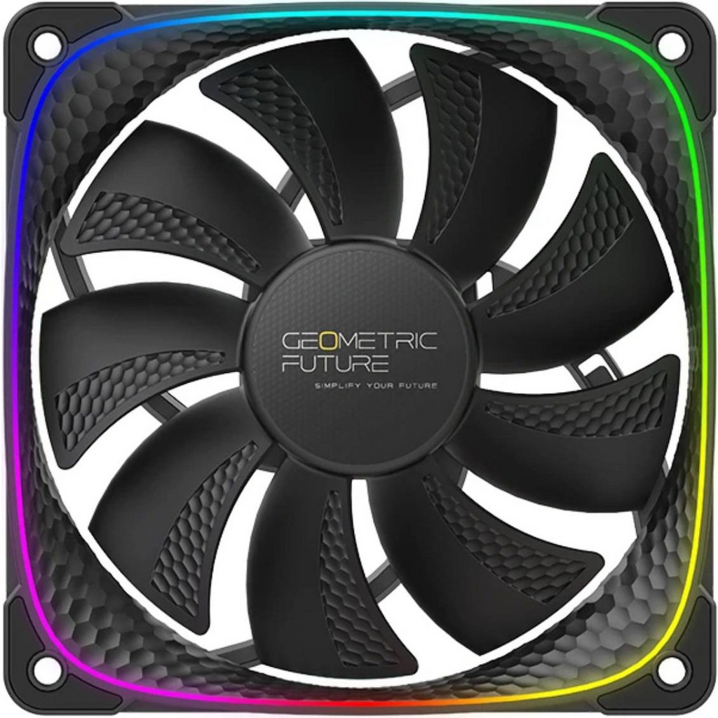 Geometric Future Squama 2503R Case Fan 120mm με Σύνδεση 3-Pin 4-Pin PWM ...